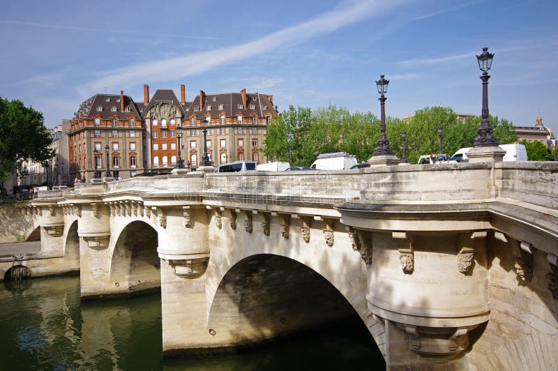 Pont Neuf bridge stock photo. Image of travel, city, landmaks - 60746748