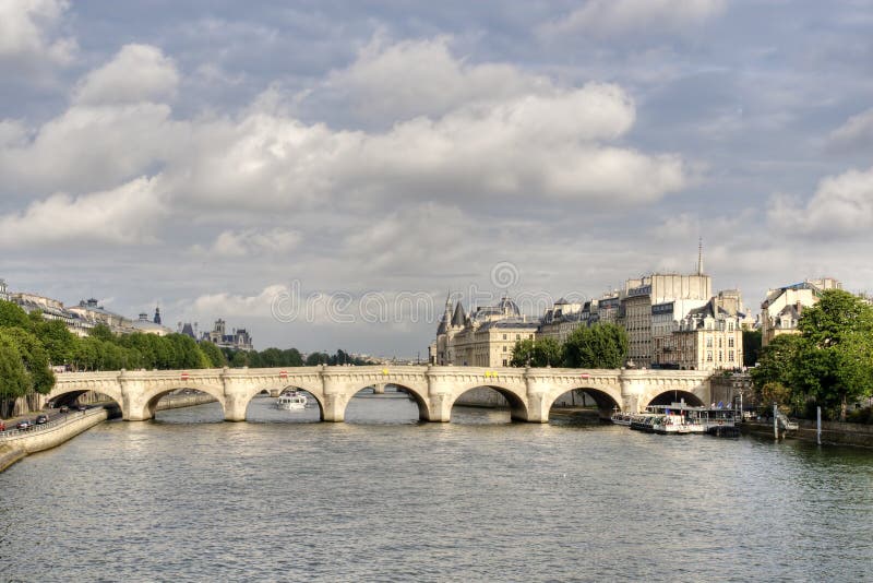 Pont Neuf overview stock photo. Image of neuf, capital - 9466694