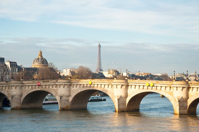 The Pont Neuf. Paris, France. Stock Image - Image of culture, arch ...