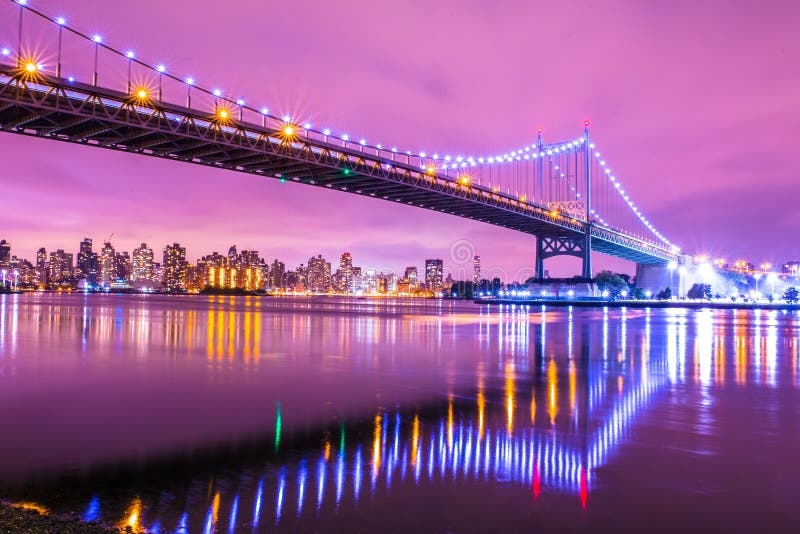 Pont New York City De NYC RFK Photo stock - Image du architecture ...