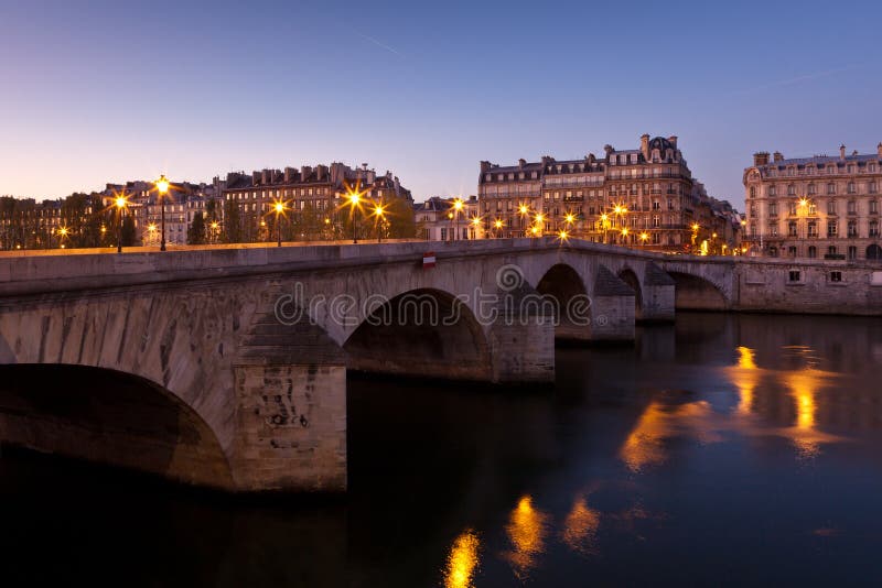 Pont Royal, Paris stock photo. Image of sunrise, urban - 24916358