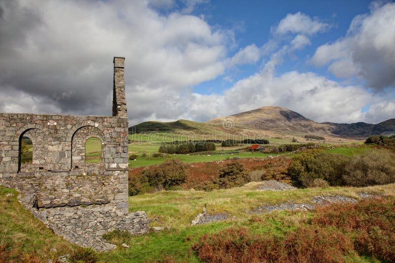 Pont Y Pandy stock photo. Image of landscape, cloud, highland - 27178924