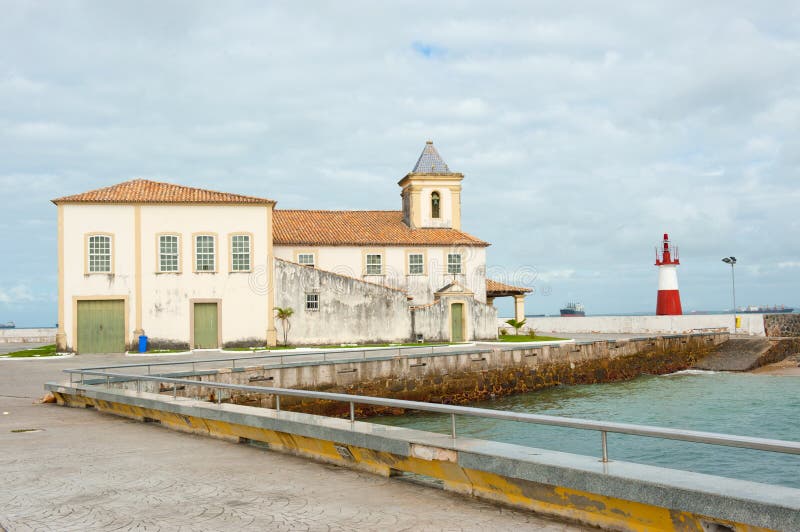 Ponta de Humaita, Salvador imagem de stock. Imagem de frente - 21233879