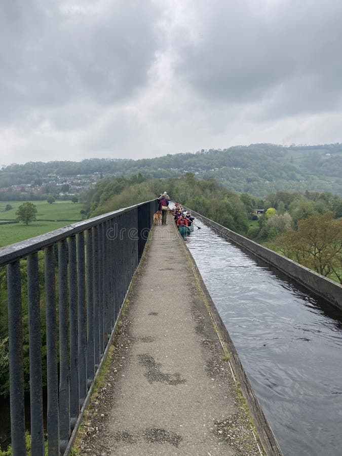 The Pontcysyllte Aqueduct Was Built by Thomas Telford in 1795. UK Stock ...