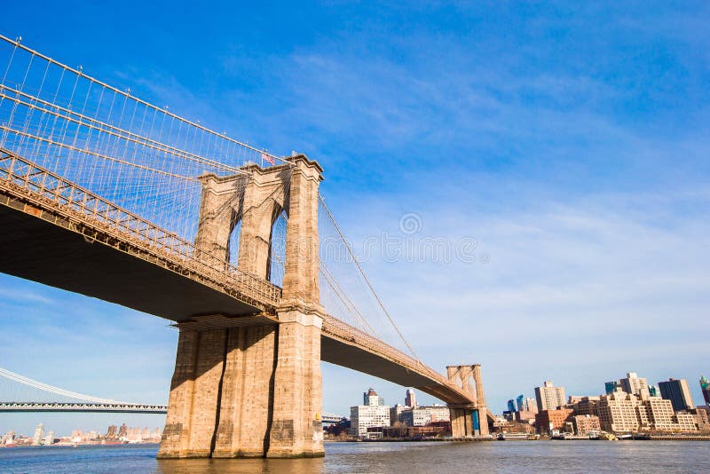 A Ponte De Brooklyn, New York City, EUA Foto de Stock - Imagem de curso ...