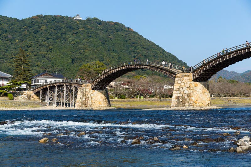 Ponte De Kintai Em Iwakuni De Japão Imagem de Stock - Imagem de destino ...
