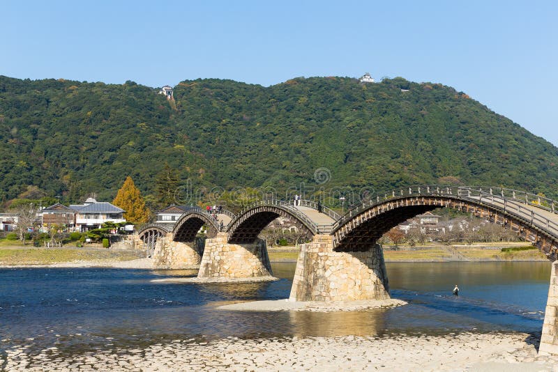Ponte De Kintai Em Iwakuni De Japão Imagem de Stock - Imagem de destino ...