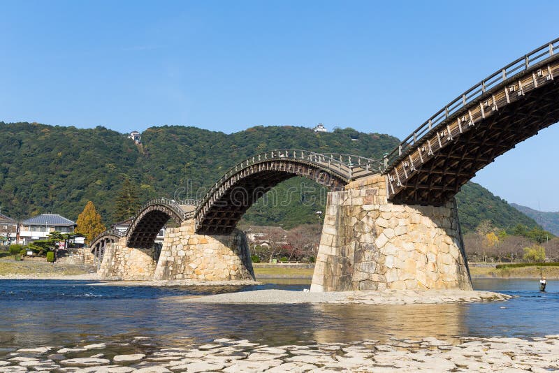 Ponte De Kintai Em Iwakuni Japão Japão 2015 Foto de Stock Editorial ...