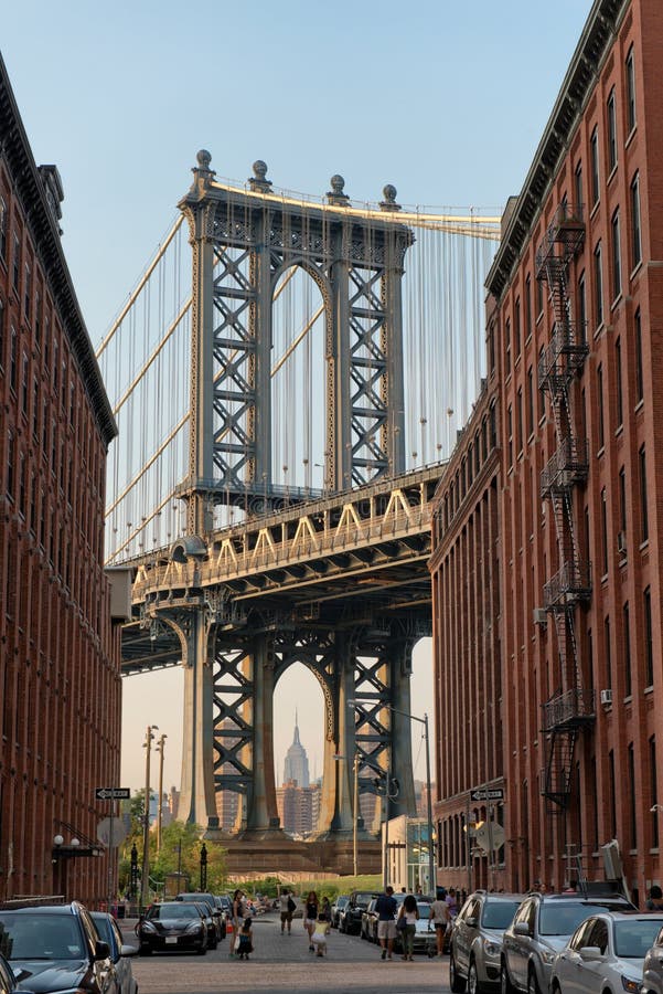 Ponte De Manhattan De Brooklyn, New York, EUA Foto de Stock Editorial ...