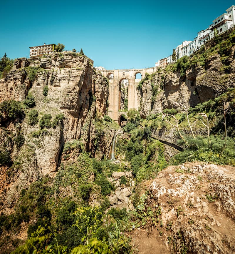 Ronda, Uma Das Vilas Brancas As Mais Famosas De Malaga (a Andaluzia ...