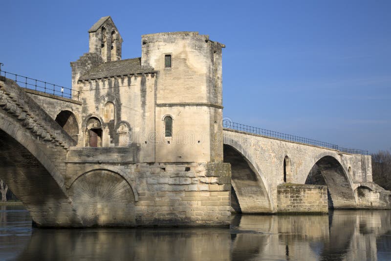 Ponte Della St Benezet, Avignone Fotografia Stock - Immagine di ...