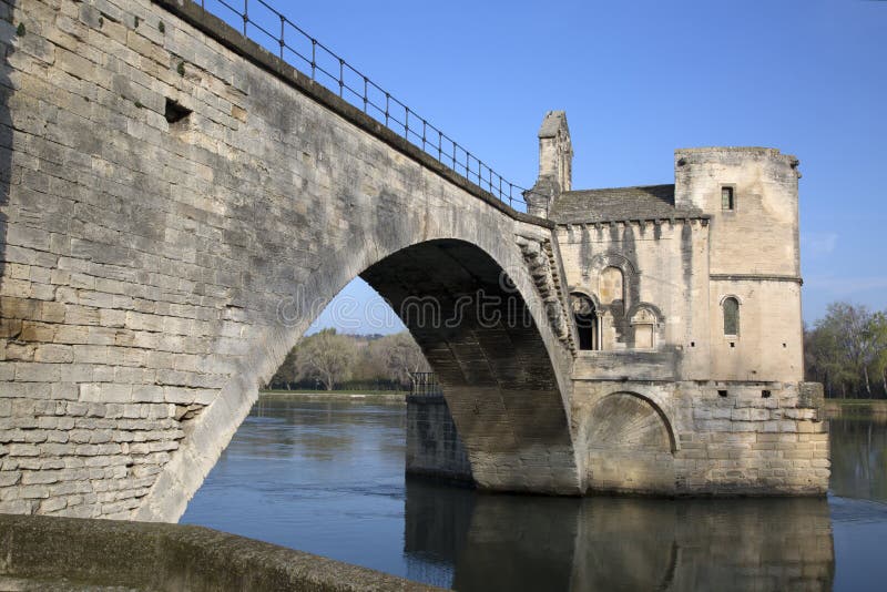 Ponte Della St Benezet, Avignone Fotografia Stock - Immagine di ...