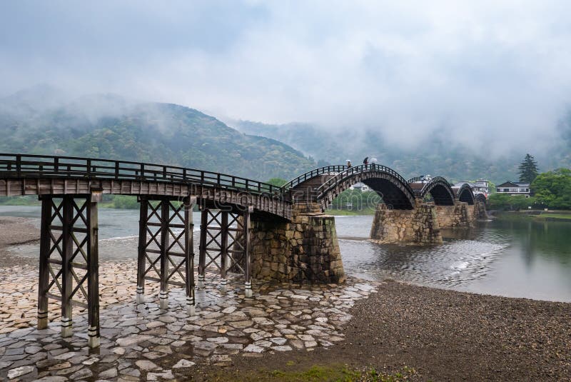 Kintai Kyo Bridge in Iwakuni, Hiroshima, Giappone Fotografia Editoriale ...