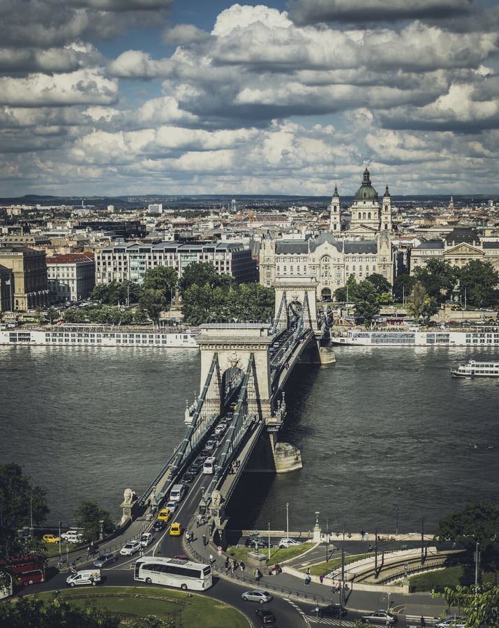 Ponte Di Szechenyi A Budapest Immagine. Immagine: 87962418