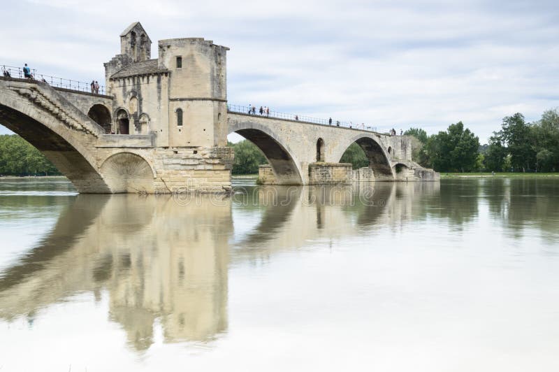 Ponte Famoso a Avignone, Francia Fotografia Stock - Immagine di europa ...