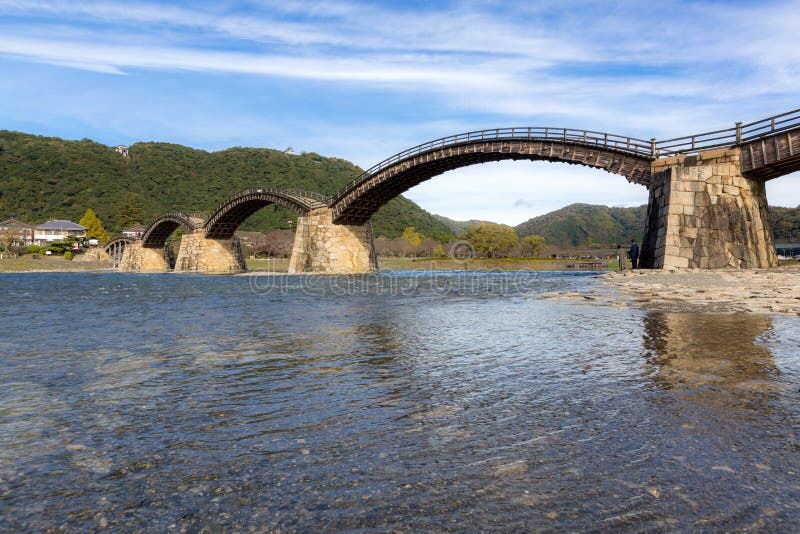 Ponte Kintaikyo De Iwakuni, Japão Imagem de Stock - Imagem de turista ...