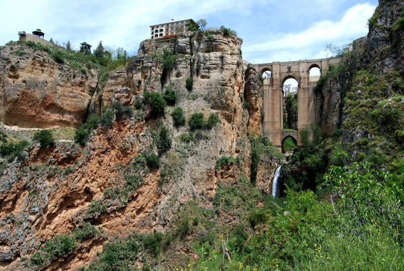 Ponte Nova, Ronda, a Andaluzia, Spain. Imagem de Stock - Imagem de ...