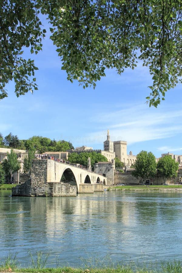 Ponte St-Benezet a Avignone, Francia Fotografia Stock - Immagine di ...