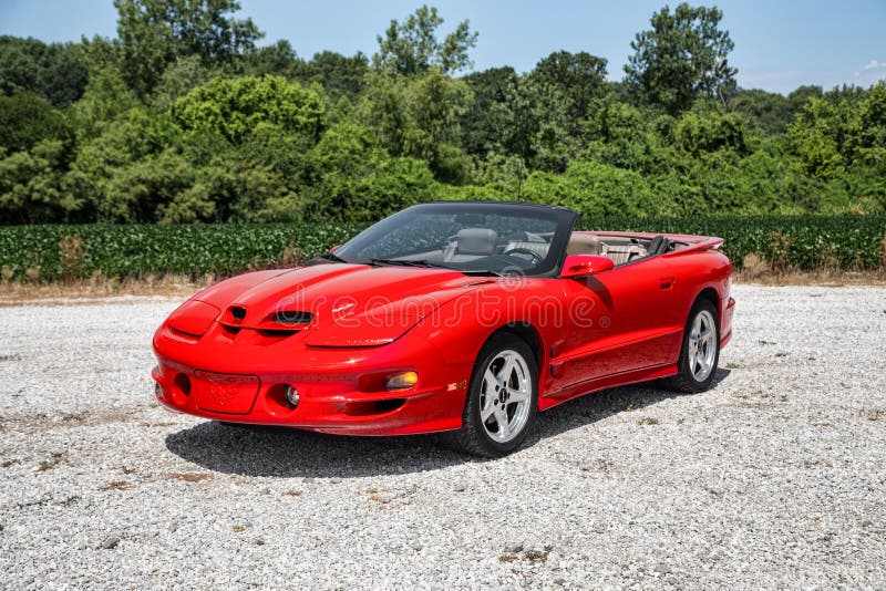 2002 Pontiac Trans am editorial stock photo. Image of automotive - 42589368