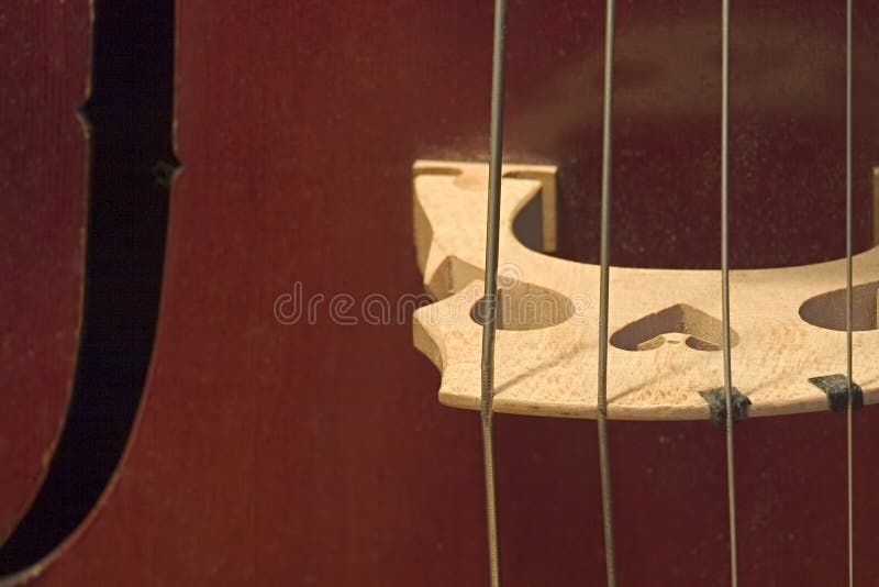 Ponticello del violoncello immagine stock. Immagine di musicale - 487739