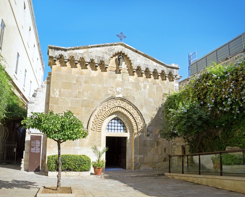 Pontius Pilate-` S Gericht, Jerusalem, Israel Stockfoto - Bild von ...