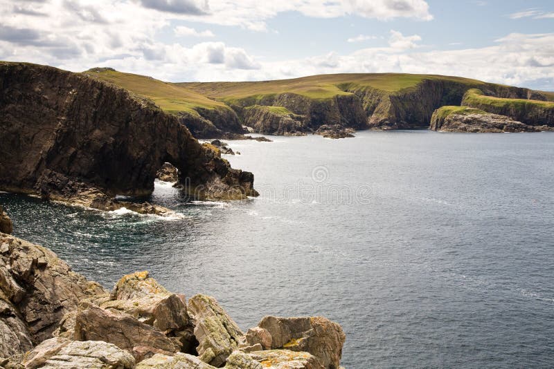 Ponto de Strathy, Scotland imagem de stock. Imagem de europeu - 10781777