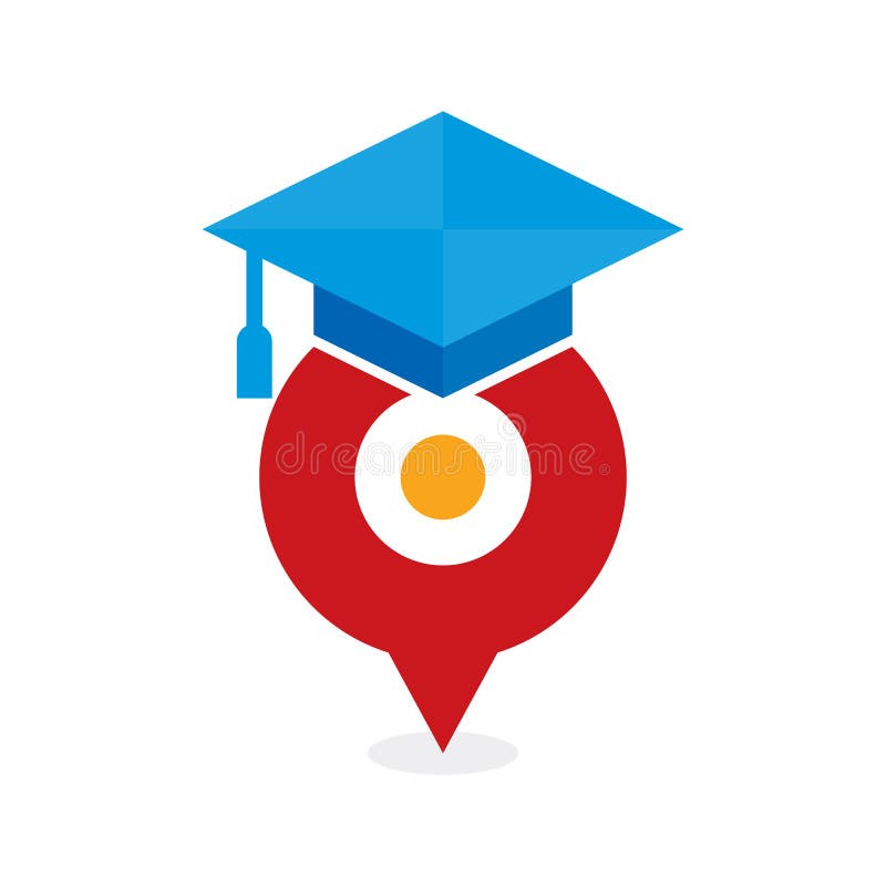 Ponto Logo Icon Design Da Escola Ilustração do Vetor - Ilustração de ...