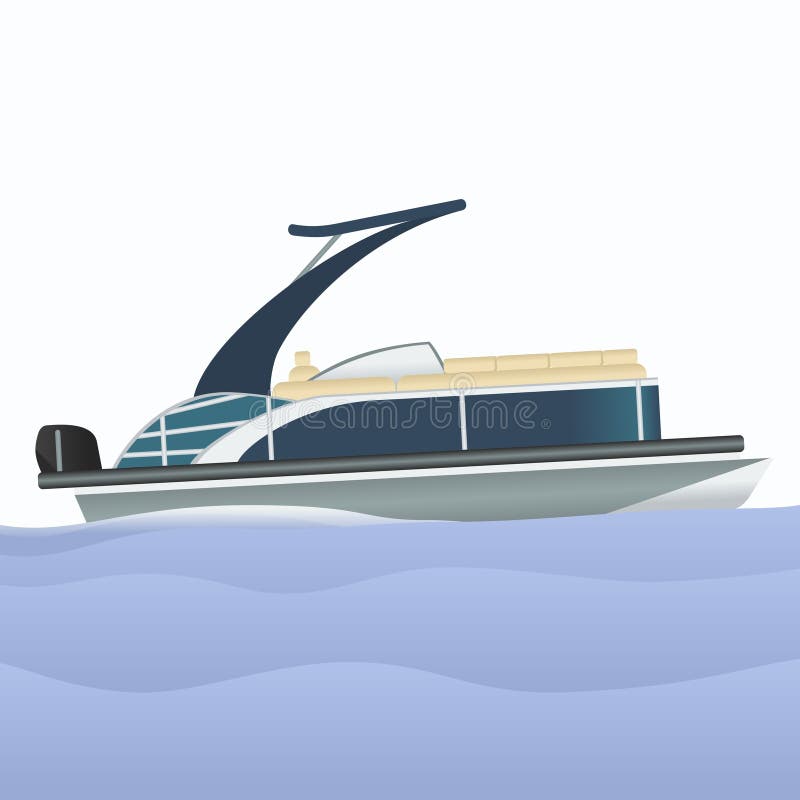 Pontoon Boat Stock Illustrations – 774 Pontoon Boat Stock Illustrations ...
