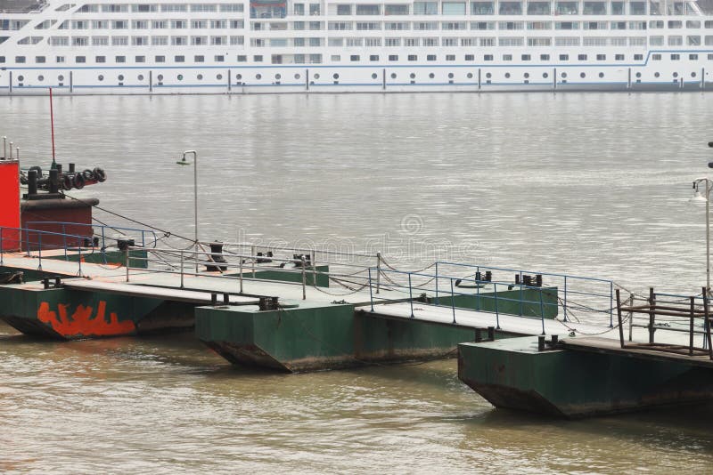 Pontoon stock photo. Image of streetlight, cruise, railing - 40359220