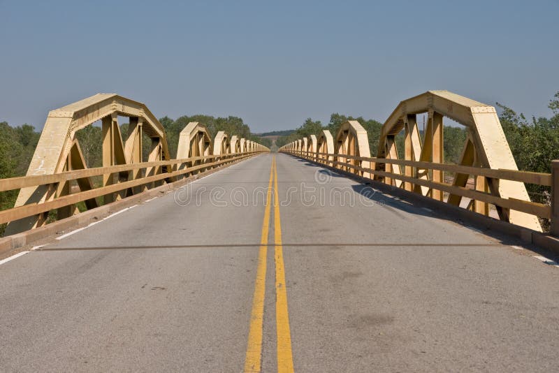 Pony Bridge on Route 66 stock image. Image of rural, steel - 12355357