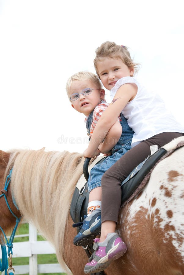 Pony riding stock photo. Image of pony, horse, school - 13103532