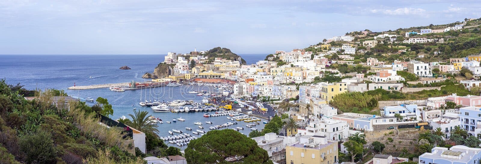 Ponza island stock photo. Image of idyllic, bathers, isolated - 10001298