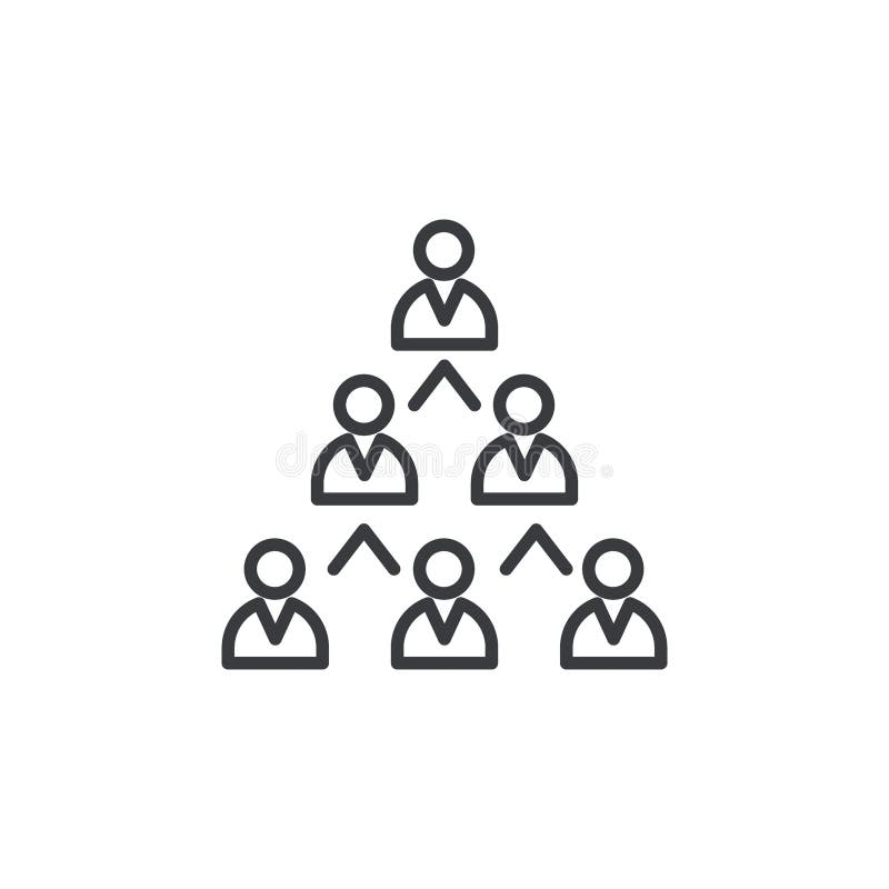 Ponzi Scheme Icon Vector Set on White Background Stock Vector ...