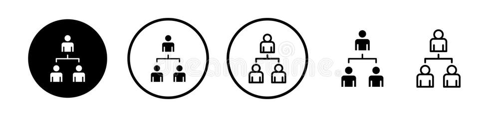 Ponzi Scheme Line Icon Isolated on White Background Stock Vector ...