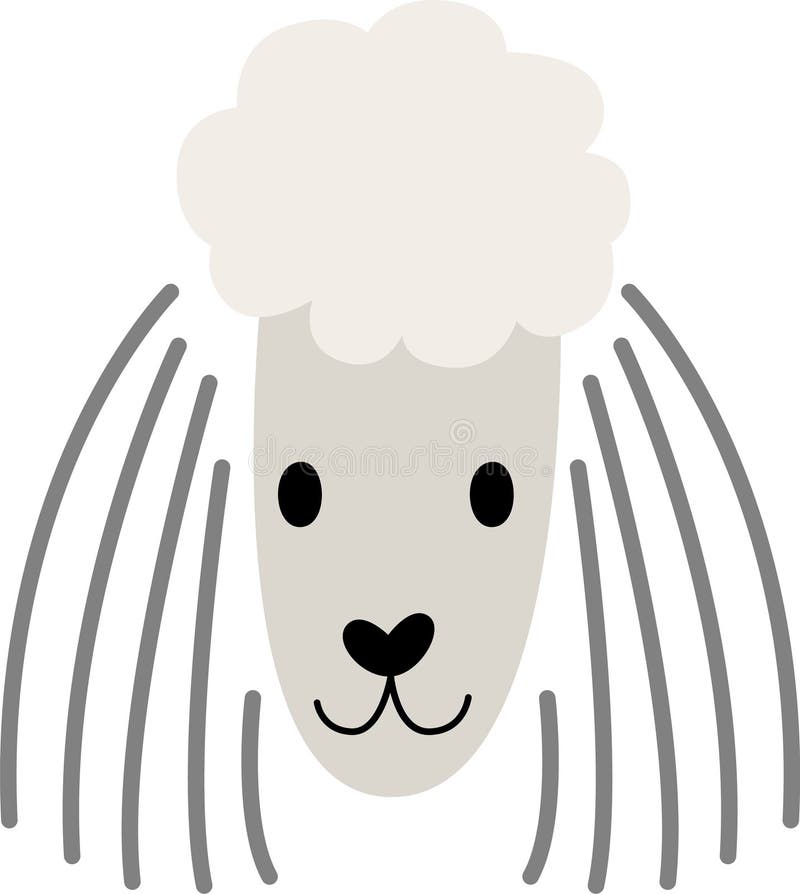 Poodle Dog Face stock vector. Illustration of cartoon - 306217884