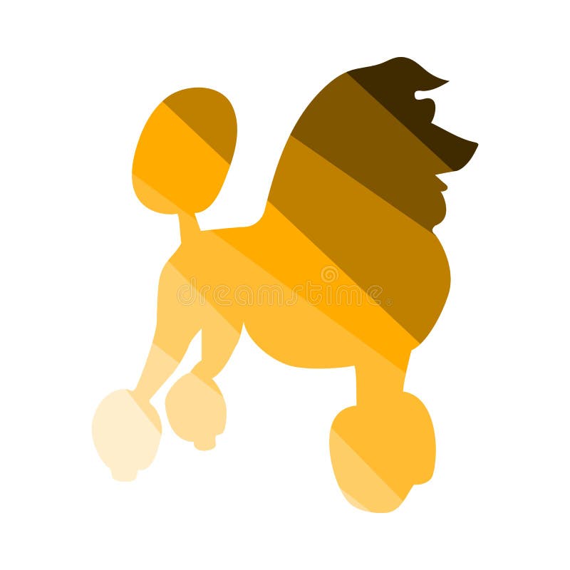 Poodle Icon stock vector. Illustration of classic, poodle - 147893024