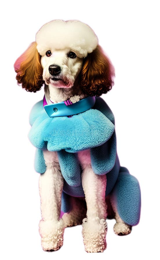 Poodle Illustration Artificial Intelligence Artwork Generated Stock ...