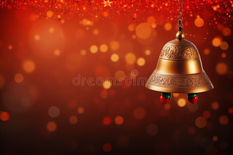 Puja Bell Diwali Border Frame Stock Illustration - Illustration of ...