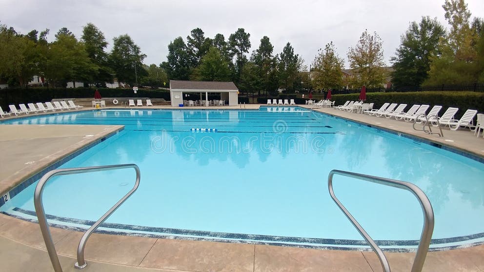 Pool stock photo. Image of raleigh, pool, huge, neighborhood - 129690542