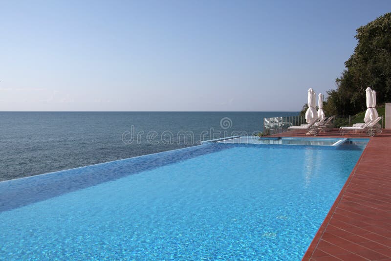 Pool stock photo. Image of peace, pool, sunrises, riviera - 16202348