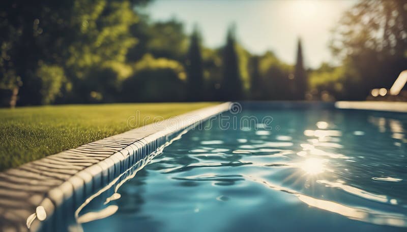 Pool Background, Blue Pool Water, Sunny Day, Blue Water Background ...
