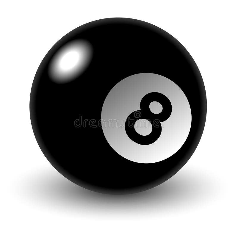 Pool Ball Vector Illustration Stock Vector - Illustration of icon ...