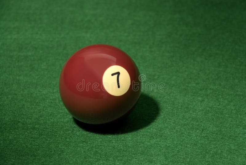 Pool ball 7 stock photo. Image of future, ball, black - 4860950