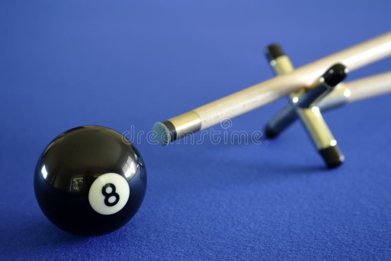 Pool ball and cue stock photo. Image of ball, game, pool - 8953784