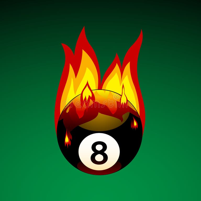8 Pool Fire Ball Stock Illustrations – 56 8 Pool Fire Ball Stock ...