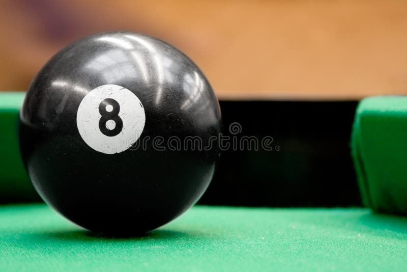 Pool Ball Number Eight stock image. Image of amusement - 1975723
