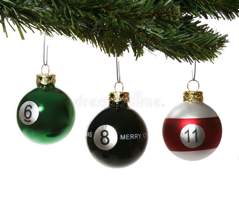 Pool Ball Ornaments stock image. Image of conceptual, sphere - 1558691