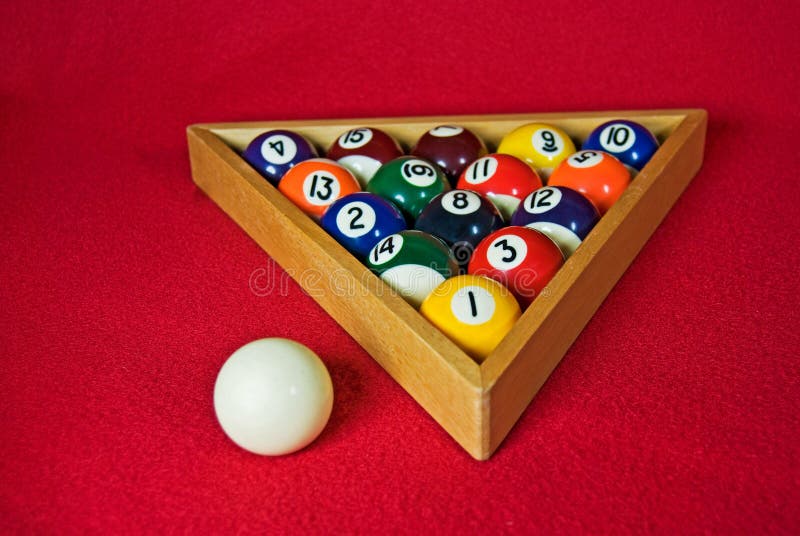 Pool balls stock image. Image of vivid, sport, billiards - 15894377