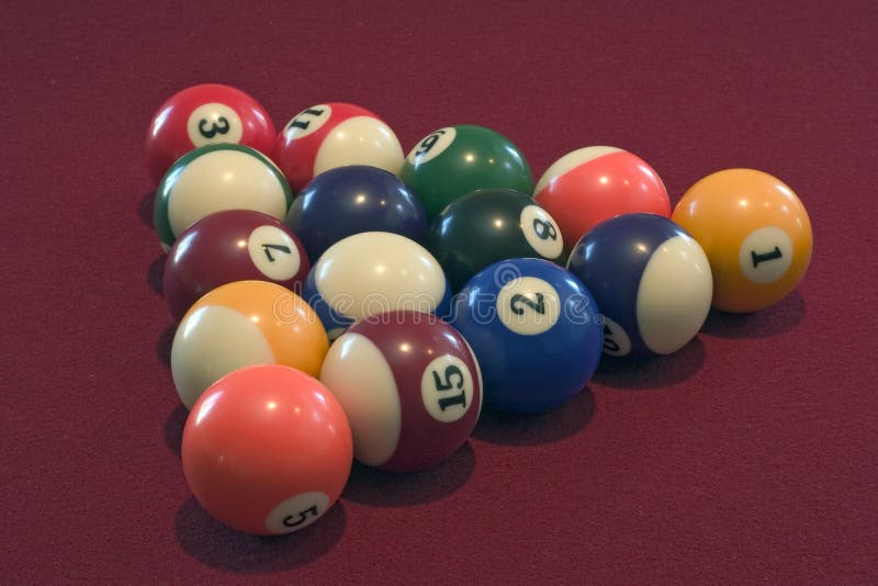 Pool Balls stock image. Image of color, break, balls, colours - 215285