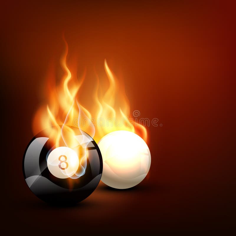 Flaming Pool Balls Stock Illustrations – 16 Flaming Pool Balls Stock ...